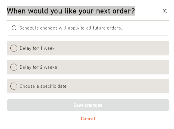 How can I change my next order date? – CocoaVia™ Customer Care