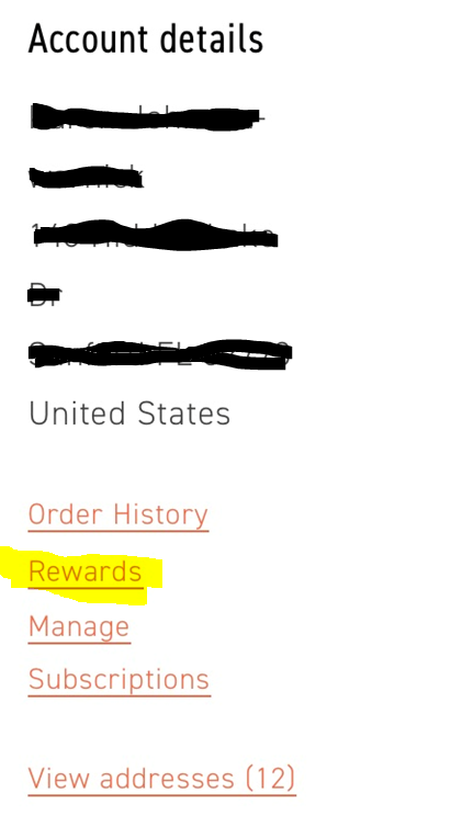 Redeeming and applying rewards points towards subscription orders (via ...